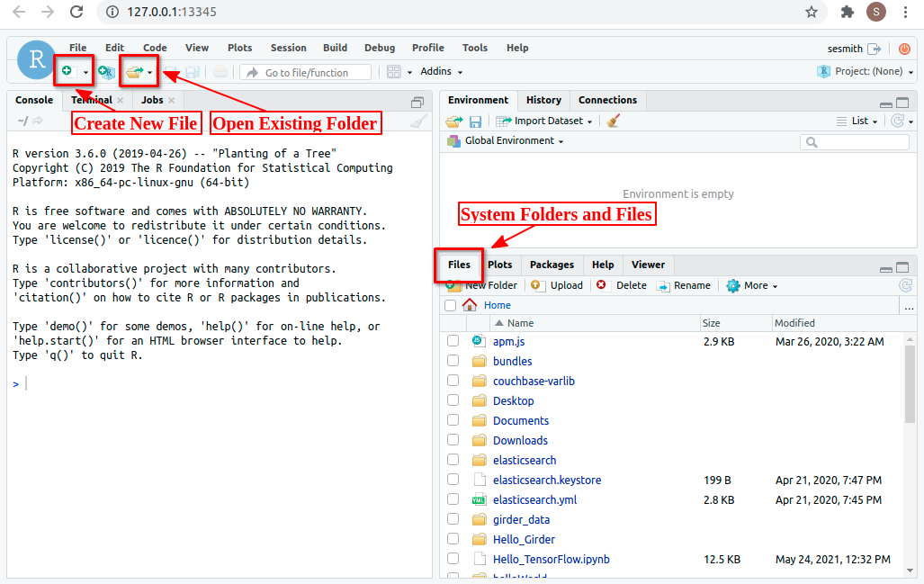 RStudio — ilauncher-documentation 0.2 documentation