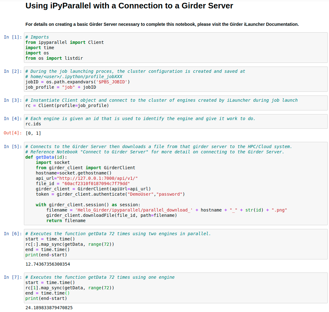 Girder Ipyparallel — Ilauncher Documentation 0 2 Documentation