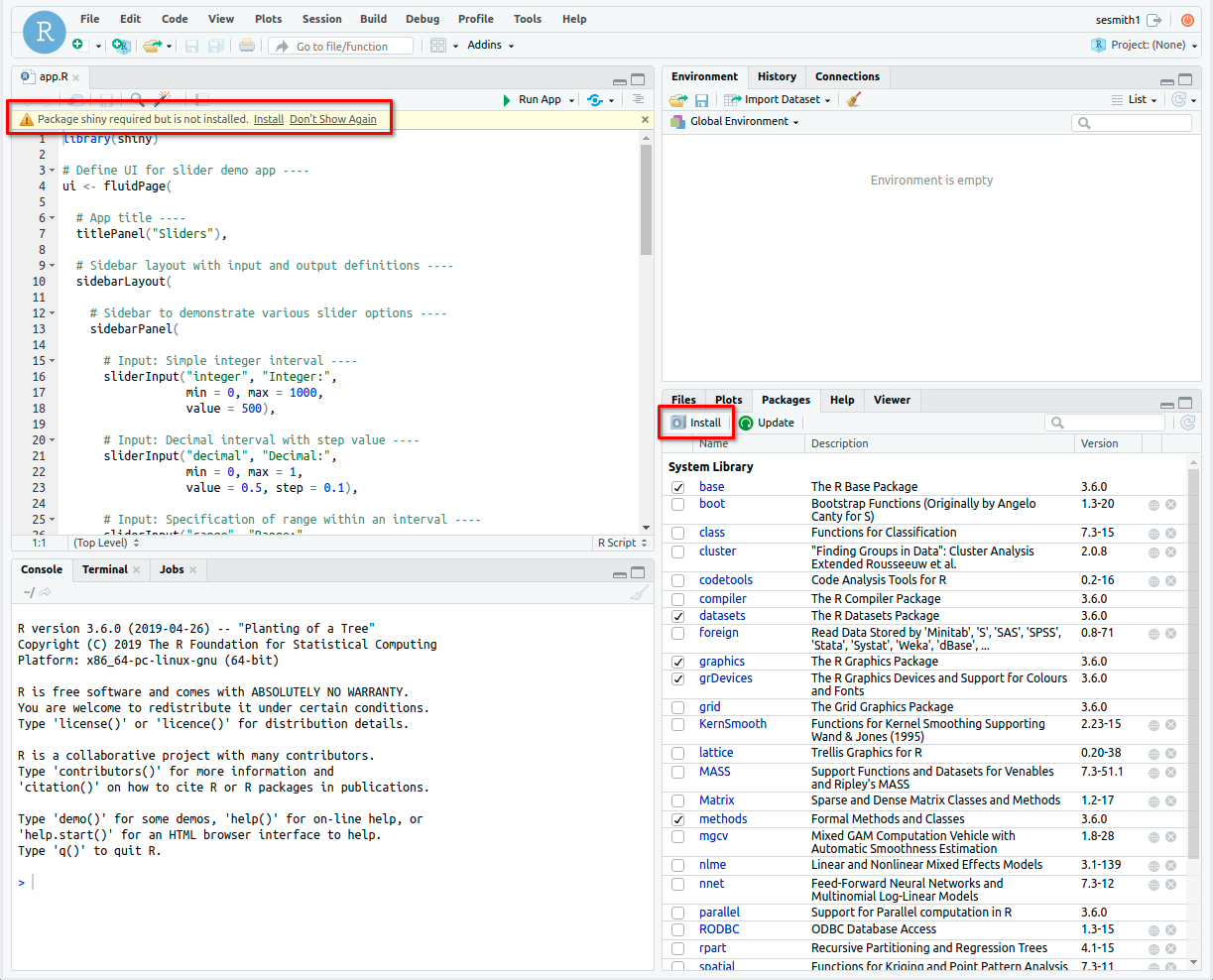 RStudio + RShiny — ilauncher-documentation 0.2 documentation